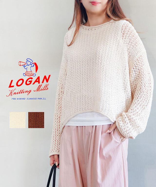 ローガン ニッティング ミルズ メッシュニットプルオーバー LOGAN knitting mills LG-25SS09 国内正規品 2025春夏新作 送料無料