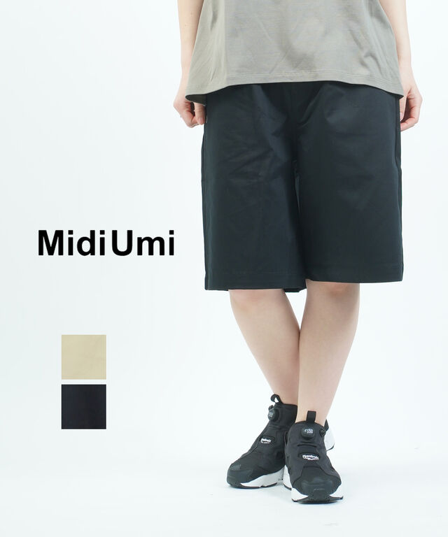 ミディウミ タックショートパンツ Midi-Umi 2-769870 国内正規品 2025春夏新作 送料無料