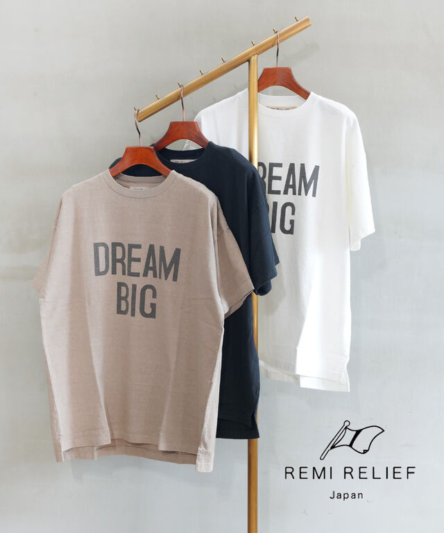 レミレリーフ 16/-天竺T DREAM BIG REMI RELIEF RN29373219 国内正規品 2025秋冬新作 メール便可能商品[M便 5/5]