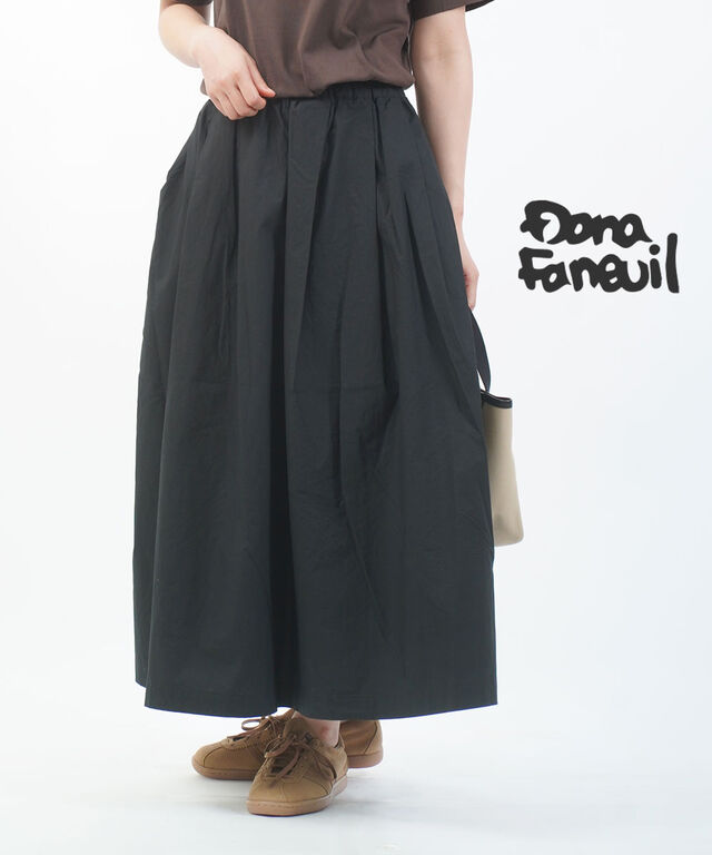 ダナファヌル コットンタックスカート DANA FANEUIL D-8125349 国内正規品 2025秋冬新作 送料無料