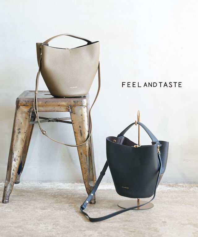 フィールアンドテイスト lily バケットショルダーバッグ FEEL AND TASTE F202B511 国内正規品 2025秋冬新作 送料無料