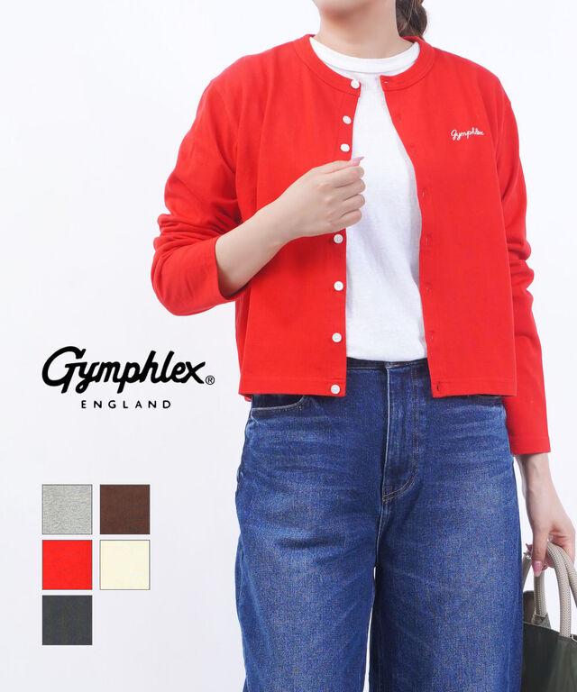 ジムフレックス ショート クルーネック カーディガン Gymphlex GY-C0367SCT 国内正規品 2025秋冬新作