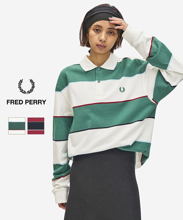 フレッドペリー Heavyweight Jersey Striped Polo Shirt FRED PERRY M1728 国内正規品 2025秋冬新作 送料無料