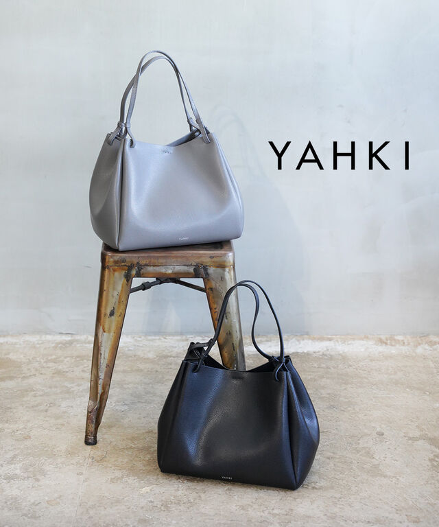 ヤーキ SHRINK SOFT W FACE TOTE BAG YAHKI YH-748 国内正規品 2025秋冬新作 送料無料
