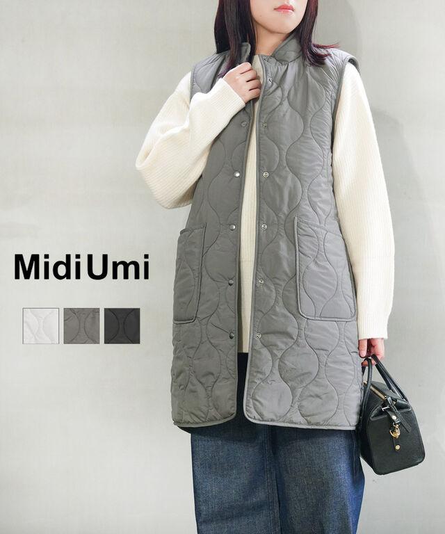 ミディウミ キルティングリバーシブルベスト Midi-Umi 3-779917 国内正規品 2025秋冬新作 送料無料