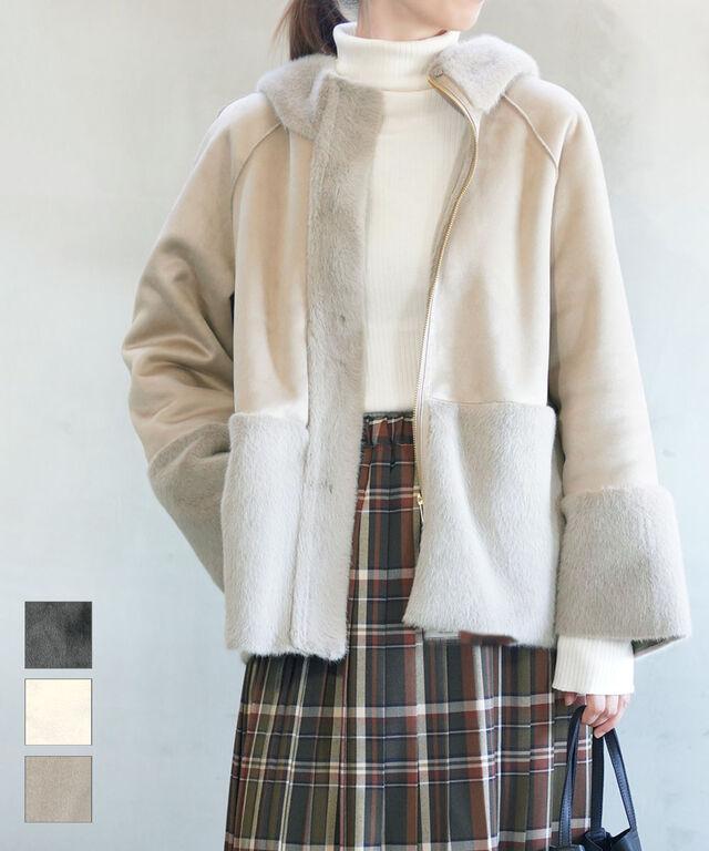 イノウェーブ フェイクムートンファージャケット innowave B-8551226 国内正規品 2025秋冬新作 送料無料