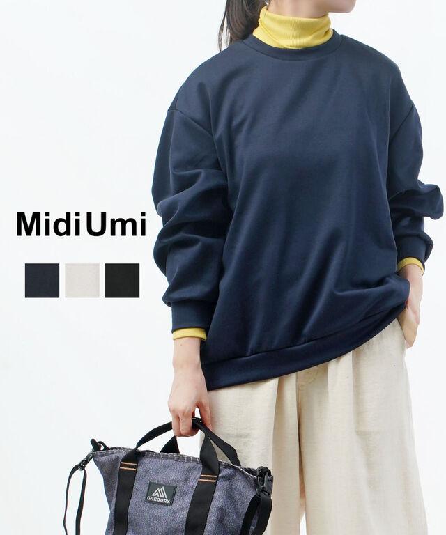 ミディウミ スムースダブルニットスウェットプルオーバー Midi-Umi 4-710031 国内正規品 2025秋冬新作