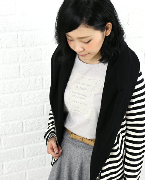 C'est bien fait Le zephyr sarl(セビアンフェー ルゼフィール)コットン 長袖 クルーネック カットソー・21989-0301402【メー    レディース 女性 誕生日プレゼント ギフト 正規品 新品