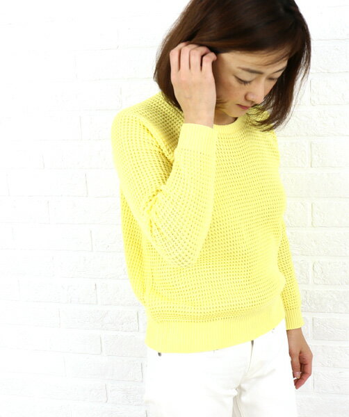 le chanter(ルシャンテ) コットン アクリル畦編みニットプルオーバー・500005・2061501    レディース 女性 誕生日プレゼント ギフト 正規品 新品