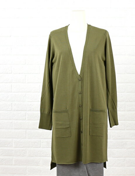 TRANNA(トラーナ) レーヨン コットン裾スリット入り Vネックロングカーディガン・98-7756・1221501    レディース 女性 誕生日プレゼント ギフト 正規品 新品