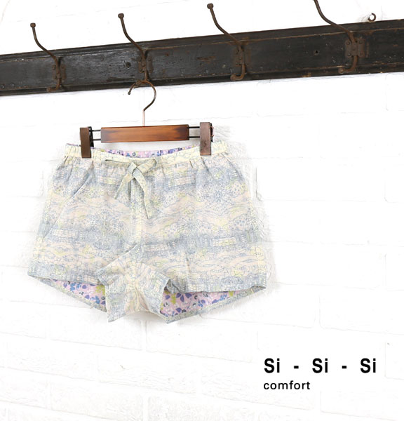 Si-Si-Si(スースースー) リネン コットンショートパンツホームパンツ・PANTS・3321501    レディース 女性 誕生日プレゼント ギフト 正規品 新品