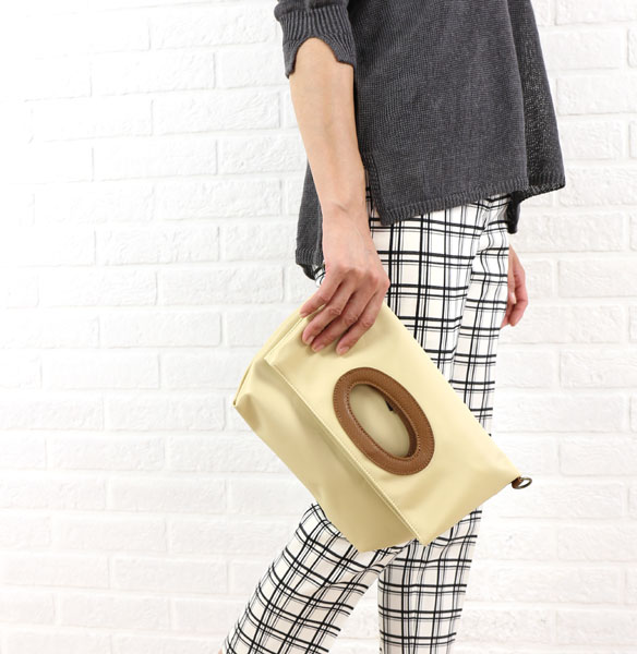 PELLETTERIA VENETA(ペレッテリアベネタ) ナイロン レザー3WAY ショルダークラッチバッグ・ILA4510091・0091501    レディース 女性 誕生日プレゼント ギフト 正規品 新品