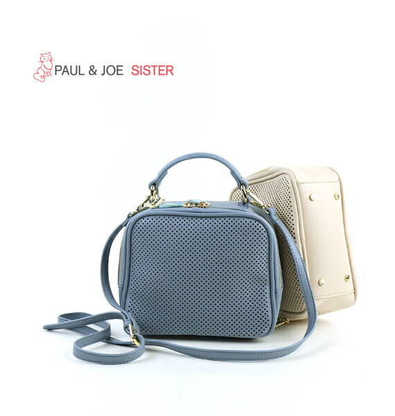 PAUL&JOE SISTER(ポール＆ジョー シスター) FANNY DOT PVCパンチング加工 2WAY ミニバッグMINI FLAP BAG・36163106033・    レディース 女性 誕生日プレゼント ギフト 正規品 新品