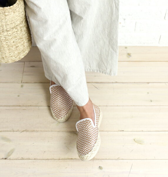 LOZOYA(ロゾヤ) ラフィアヘリンボン スリッポンシューズ・ILA6103141・0091601    レディース 女性 誕生日プレゼント ギフト 正規品 新品