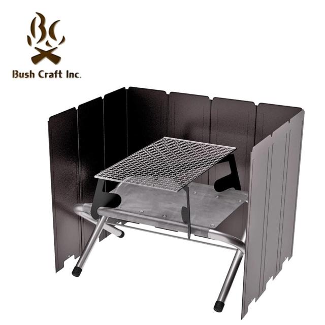 Bush Craft inc. SUS クロスファイヤースタンド シングル フルセット 4571574751675 ブッシュクラフト 簡単設置 焚き火台 オートキャンプ