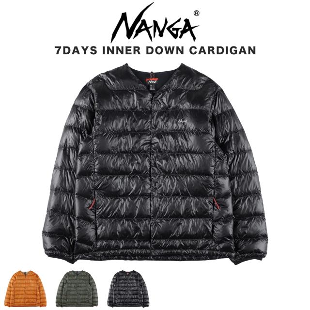 NANGA ナンガ 7DAYS INNER DOWN CARDIGAN セブンデイズ インナー ダウン カーディガン 長袖 メンズ アウトドア ダウン 冬キャンプ