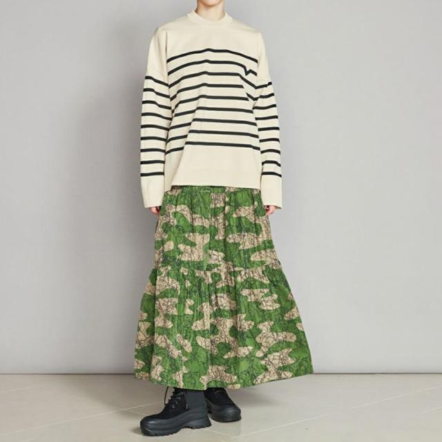 DOUBLE STANDARD CLOTHING DSC / ボーダーインターシャプルオーバー