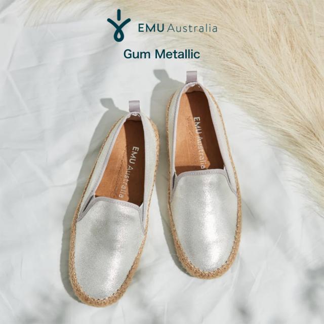 EMU Australia エミュ Gum llic エスパドリーユ スリッポン w11964 レディース コットン 靴 シューズ ナチュラル 天然素材 涼しげ 軽量 快適 (日本正規販売店)