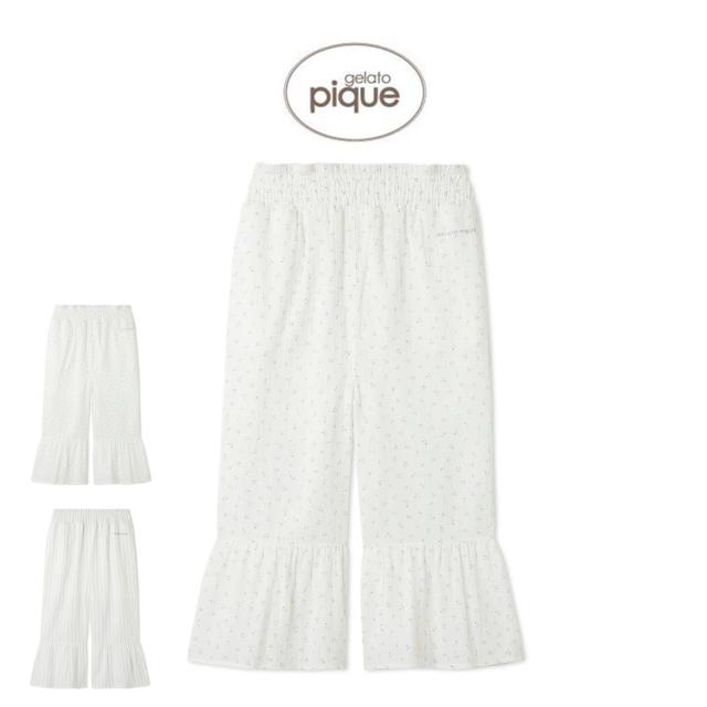 ジェラートピケ gelato pique 販路限定 マタニティガーゼロングパンツ pwfp252286 ジェラピケ ルームウェア 妊婦 パジャマ 部屋着 綿100% レディース 2025夏 ギフト プレゼントにおすすめ