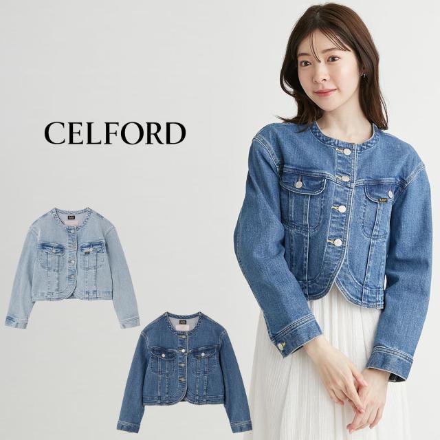 SALE40%OFF セルフォード CELFORD×Lee デニムジャケット cwfj252001 レディース LeeRIDERS アウター Gジャン デイリー 大人カジュアル