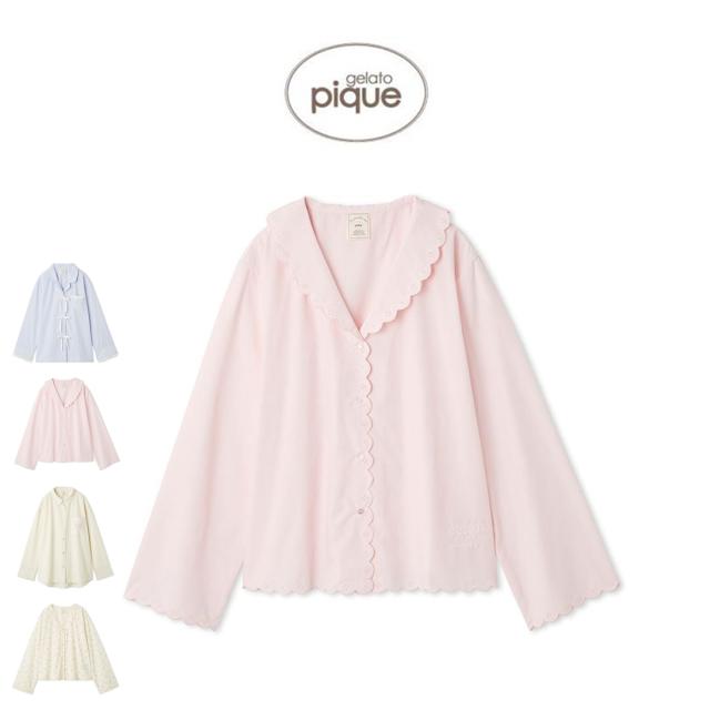 ジェラートピケ gelato pique バリエーションシャツ pwft254342 ジェラピケ ルームウェア パジャマ 部屋着 2025秋 ギフト プレゼントにおすすめ