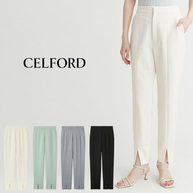 セルフォード CELFORD ストレートスキニースリットパンツ cwfp254029 レディース ボトムス デイリー コーデ テーパード シンプル 上品 2025秋