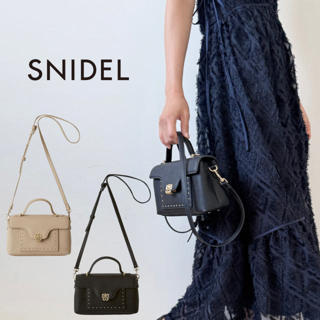 スナイデル SNIDEL フラップミニショルダー swgb254637 レディース BAG ミニバッグ ハンドバッグ ハンドルバッグ 2way 2025秋