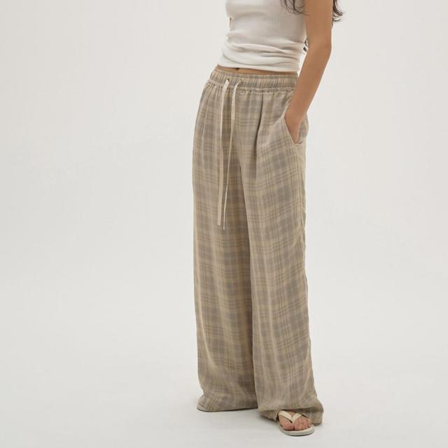 (予約)トゥデイフル TODAYFUL Check Jacquard Pants チェックジャカードパンツ 12610710 (5月下旬以降入荷) レディース ボトムス ワイド 2026春
