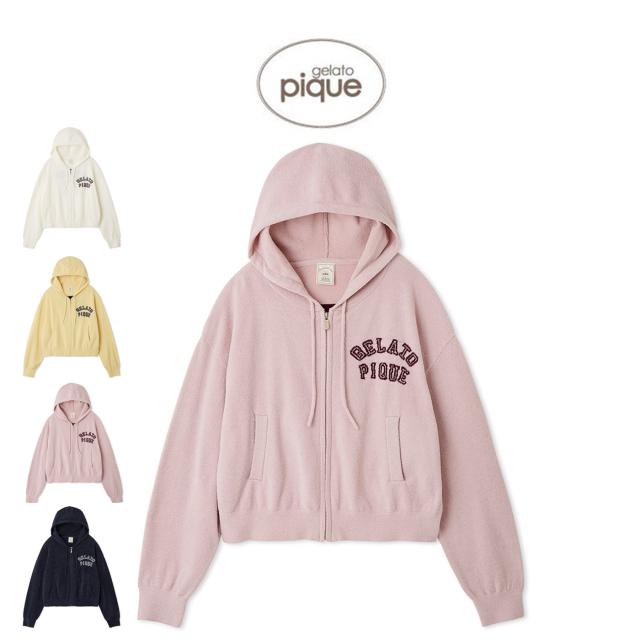 ジェラートピケ gelato pique トラッドアイスクリームジャガードパーカー pwnt254074 ジェラピケ ルームウェア 部屋着 パジャマ レディース 2025秋 ギフト プレゼントにおすすめ