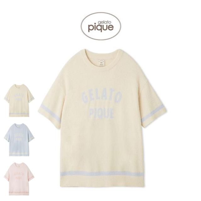 ジェラートピケ gelato pique スムーズィートリム半袖プルオーバー pwnt254100 ジェラピケ ルームウェア パジャマ 部屋着 トップス レディース 2025秋 ギフト プレゼントにおすすめ