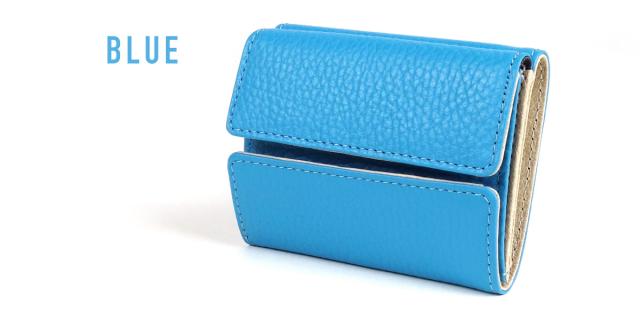 三つ折り財布 ミニ財布 コンパクト 本革 イタリアンレザー アドリア