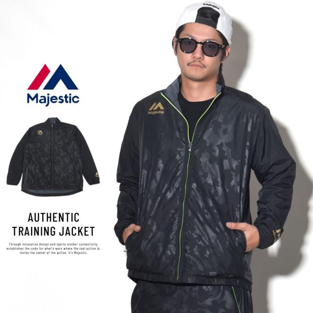 マジェスティック MAJESTIC ナイロントラックジャケット メンズ MLB 野球 オーセンティックトレーニングジャケット XM23-MAJ0040
