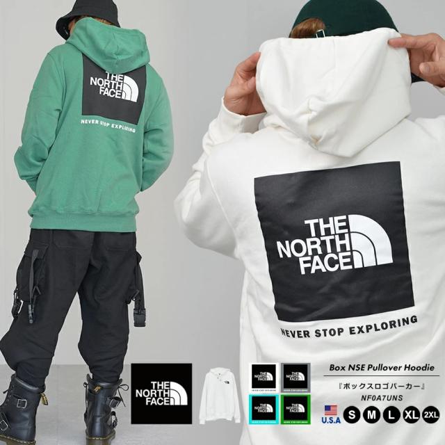 THE NORTH FACE ノースフェイス パーカー 裏起毛 スウェット プルオーバー メンズ ロゴ バックプリント アウトドア ブランド Box NSE Pullover Hoodie