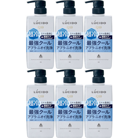 ルシード 薬用スカルプデオシャンプー ＥＸクールタイプ 450ml【6個セット】(4902806118766-6)