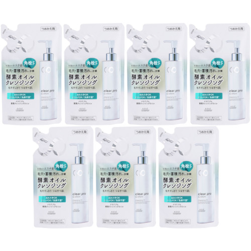 ソフティモ クリアプロ 酵素クレンジングオイル つめかえ 160ml【7個セット】(4971710571349-7)