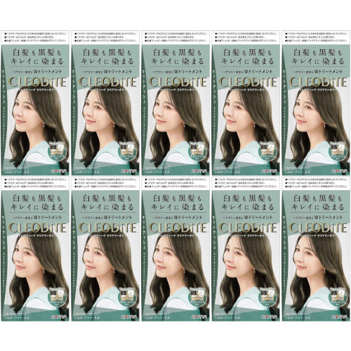 クレオディーテ クリアリーカラー（白髪用）マットアッシュ【10個セット】(4904651124596-10)
