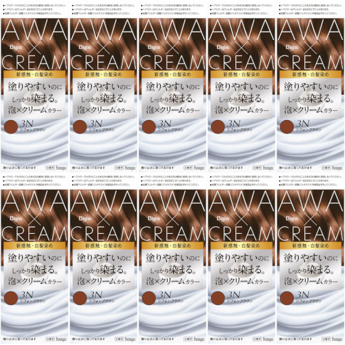 ビゲン 泡クリームカラー 3Nシフォンブラウン【10個セット】(4987205011856-10)