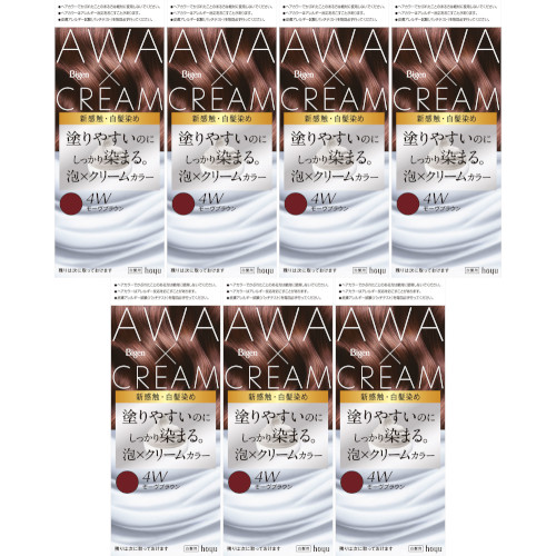 ビゲン 泡クリームカラー 4Wモーヴブラウン【7個セット】(4987205011894-7)