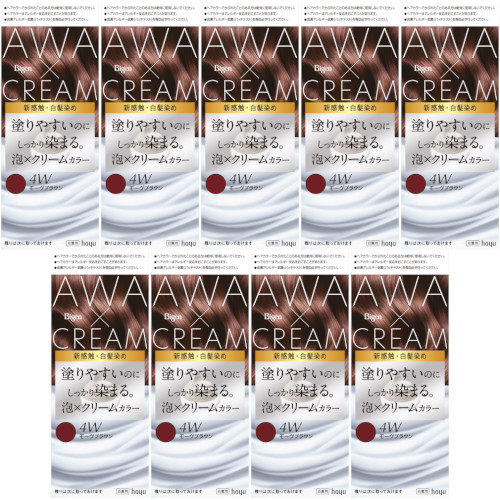 ビゲン 泡クリームカラー 4Wモーヴブラウン【9個セット】(4987205011894-9)