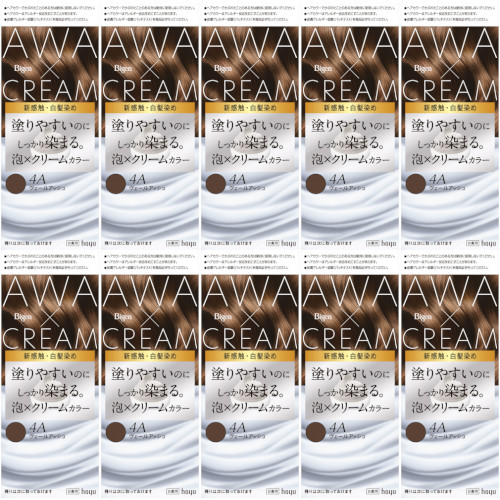 ビゲン 泡クリームカラー 4Aヴェールアッシュ【10個セット】(4987205011917-10)
