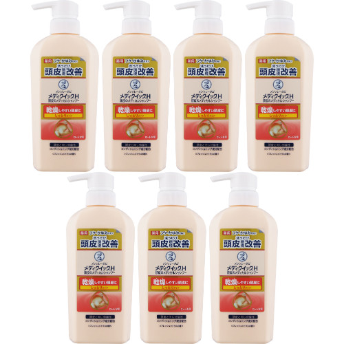 メディクイックＨ 頭皮のメディカルシャンプー しっとり ポンプ 320ml【7個セット】(4987241192168-7)
