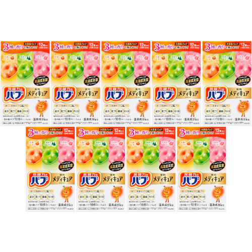 バブ メディキュア アソート 3種(柑橘の香り、森林の香り、花果実の香り)×4錠入(計12錠)【9個セット】(4901301419927-9)