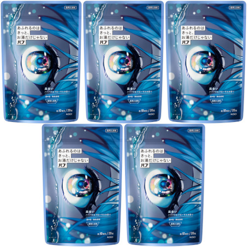 バブ あふれるのはきっと、お湯だけじゃない 出会い ハーバル＆フローラルの香り 20錠【5個セット】(4901301420558-5)