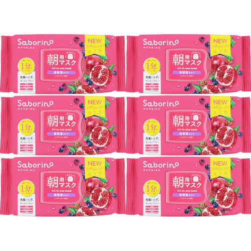 サボリーノ 目ざまシート 完熟果実の高保湿タイプ Ｎ 30枚【6個セット】(4515061190240-6)