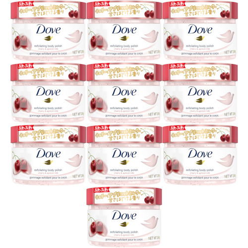 【10個セット】ダヴ クリーミースクラブ チェリー＆アプリコットミルク 298g(4902111777498-10)