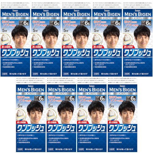 メンズビゲン ワンプッシュ 6Sナチュラルシャドウ【9個セット】(4987205100734-9)