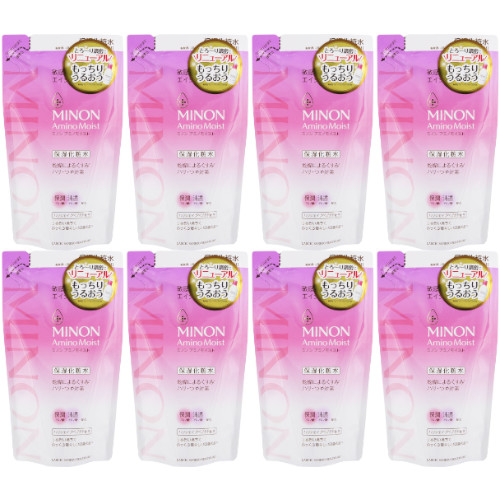 【8個セット】ミノン アミノモイスト エイジングケア ローション つめかえ用 130ml(4987107675187-8)