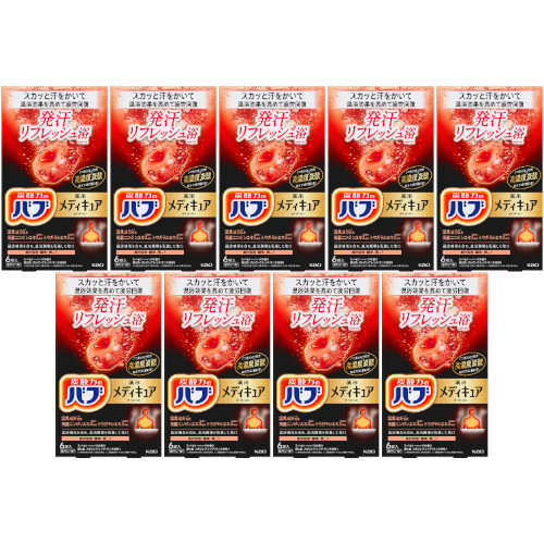 バブ メディキュア 発汗リフレッシュ浴 6錠【9個セット】(4901301443557-9)