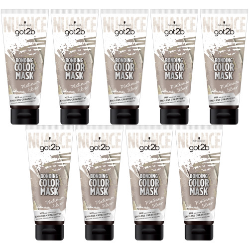 【9個セット】ｇｏｔ２ｂ ボンディング・カラーマスク プラチナシルバー 180g(4987234390519-9)