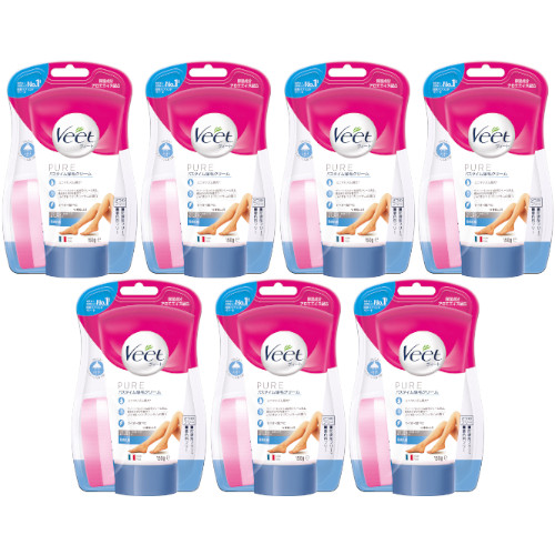 【7個セット】ヴィートピュアバスタイム除毛クリーム敏感肌用 150g(4906156037890-7)